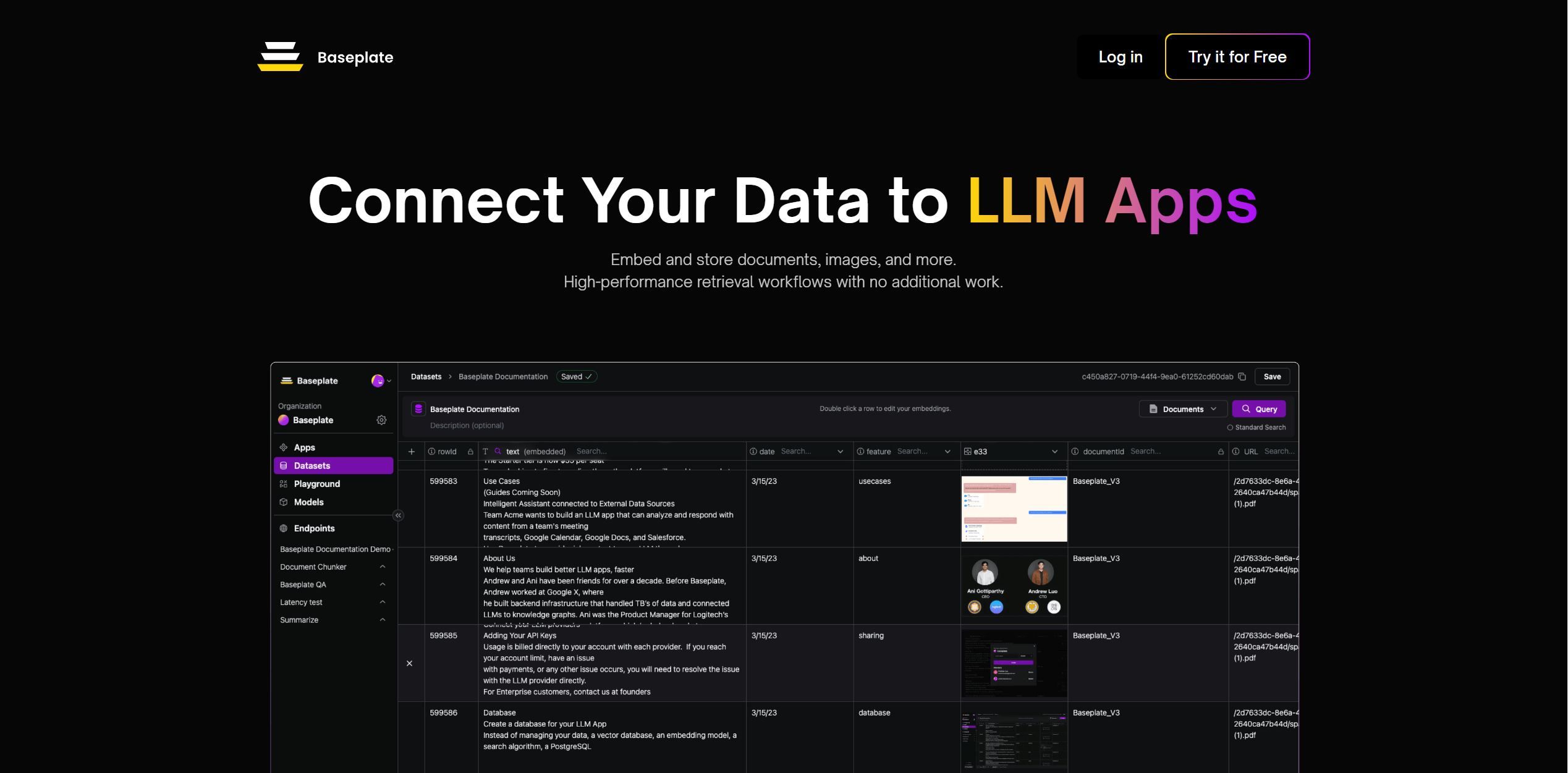 Baseplate - TalentGenius AgentHub - AgentHub